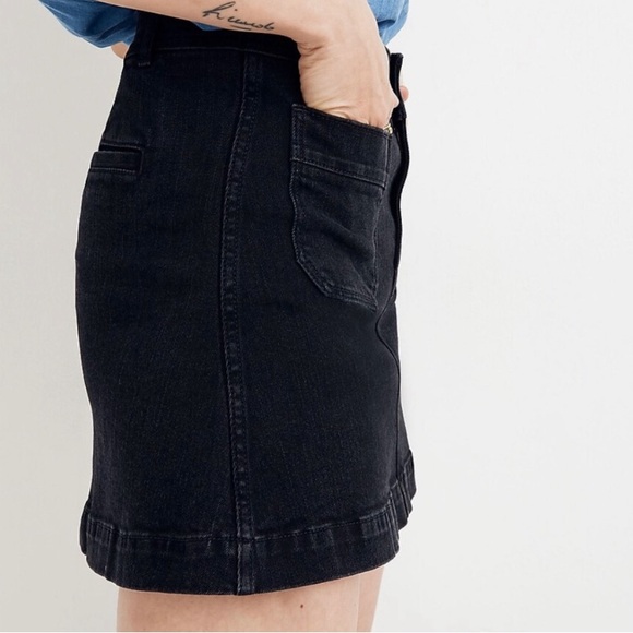 Madewell | Skirts | Nwt Madewell Stretch Denim Aline Mini Skirt In ...